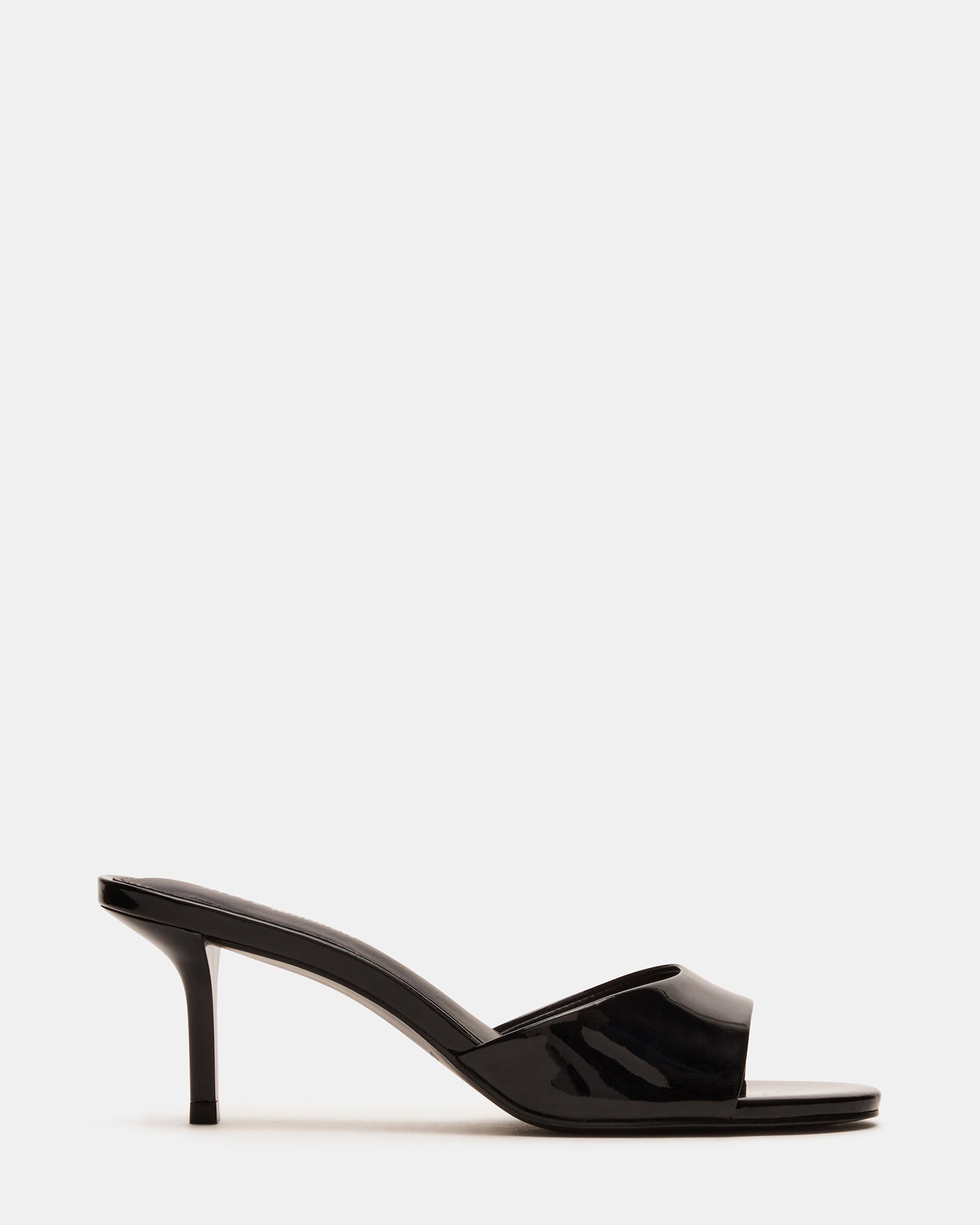 Steve Madden Kendrix Black Leather Women's Shoes Comfort – Sundial